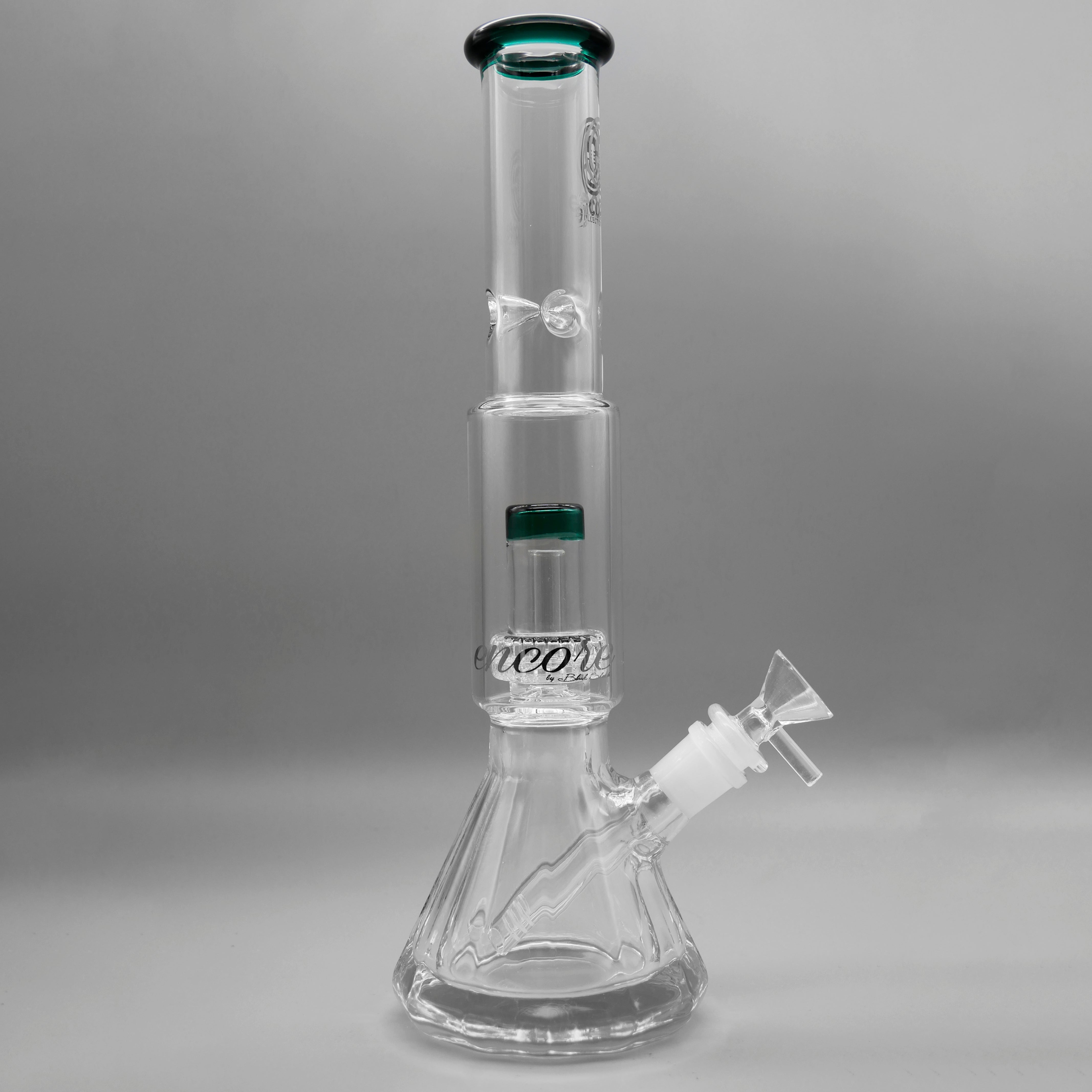 12" Encore Collection Diamond Pounder Beaker Bong w/ Matrix Perc